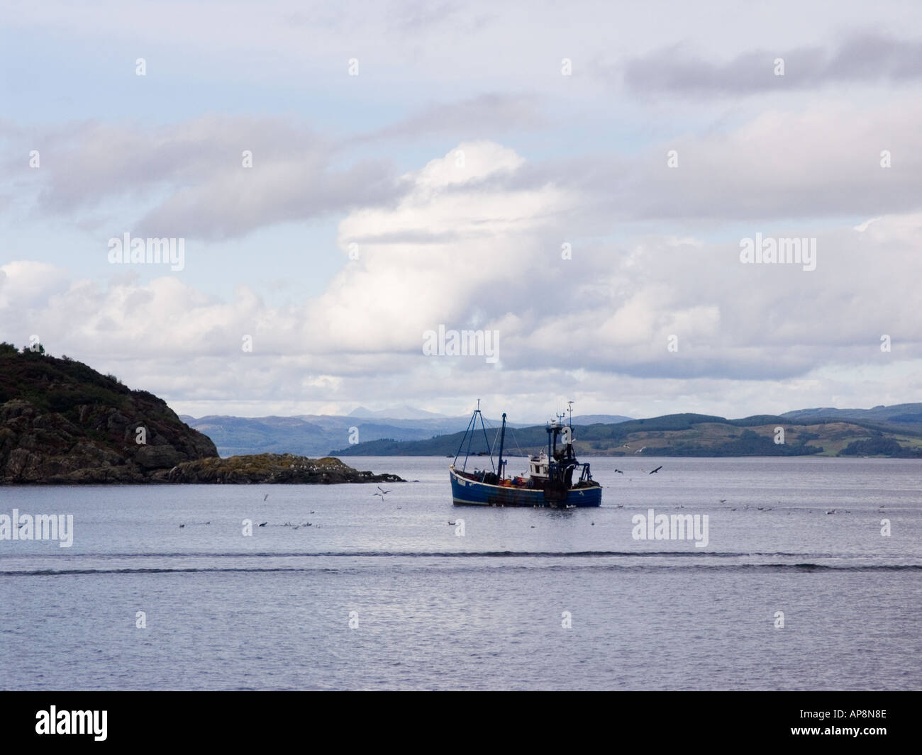 Loch Fyne fishing boat at Tarbert Argyll Scotland Stock Photo - Alamy