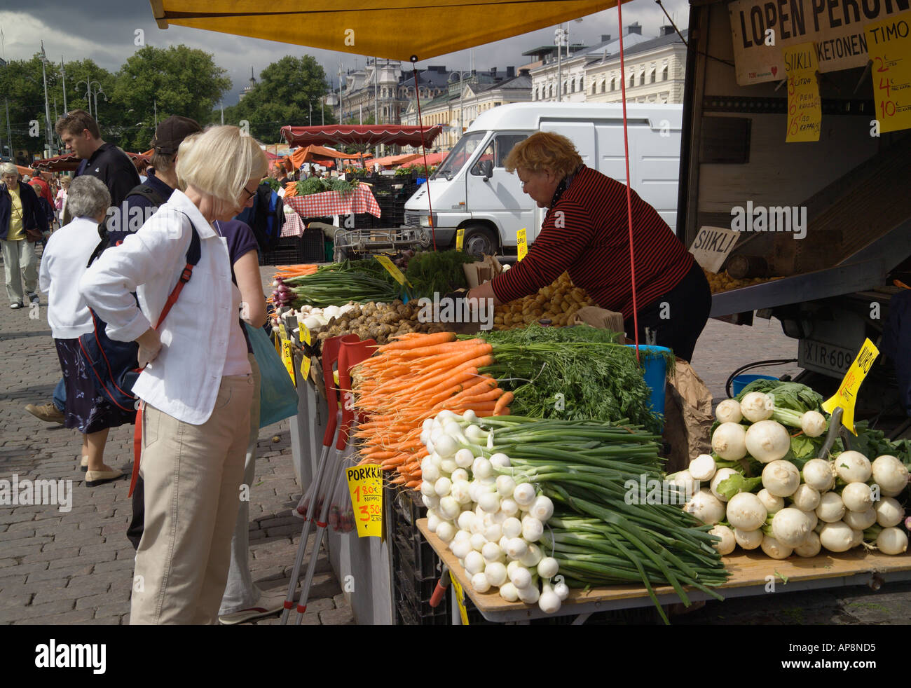 Vegetable vegetables market finland hi-res stock photography and images ...