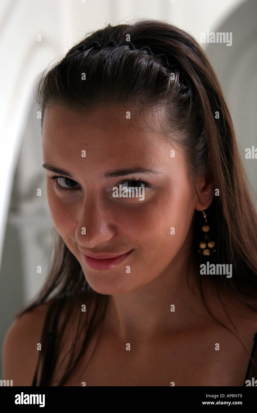Slovakian bratislava model girl female woman hi-res stock photography ...