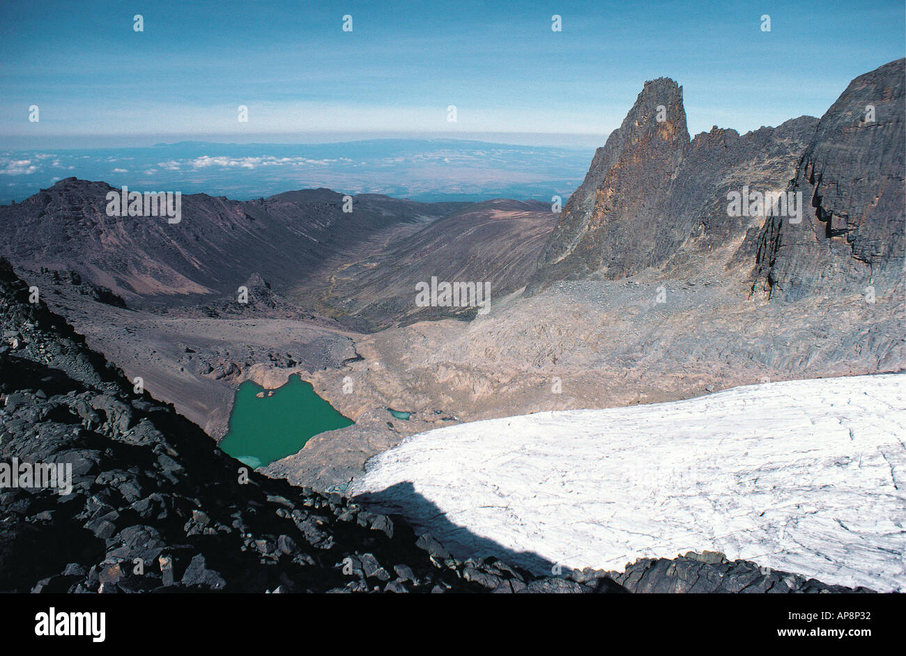 Africa kenya teleki volcano lake hi-res stock photography and images ...