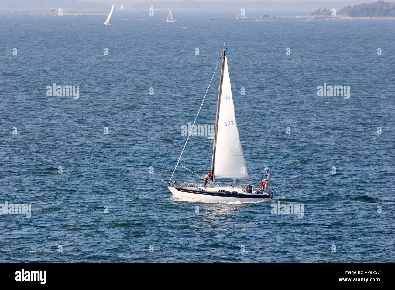 Helsinki sailing archipelago hi-res stock photography and images - Alamy