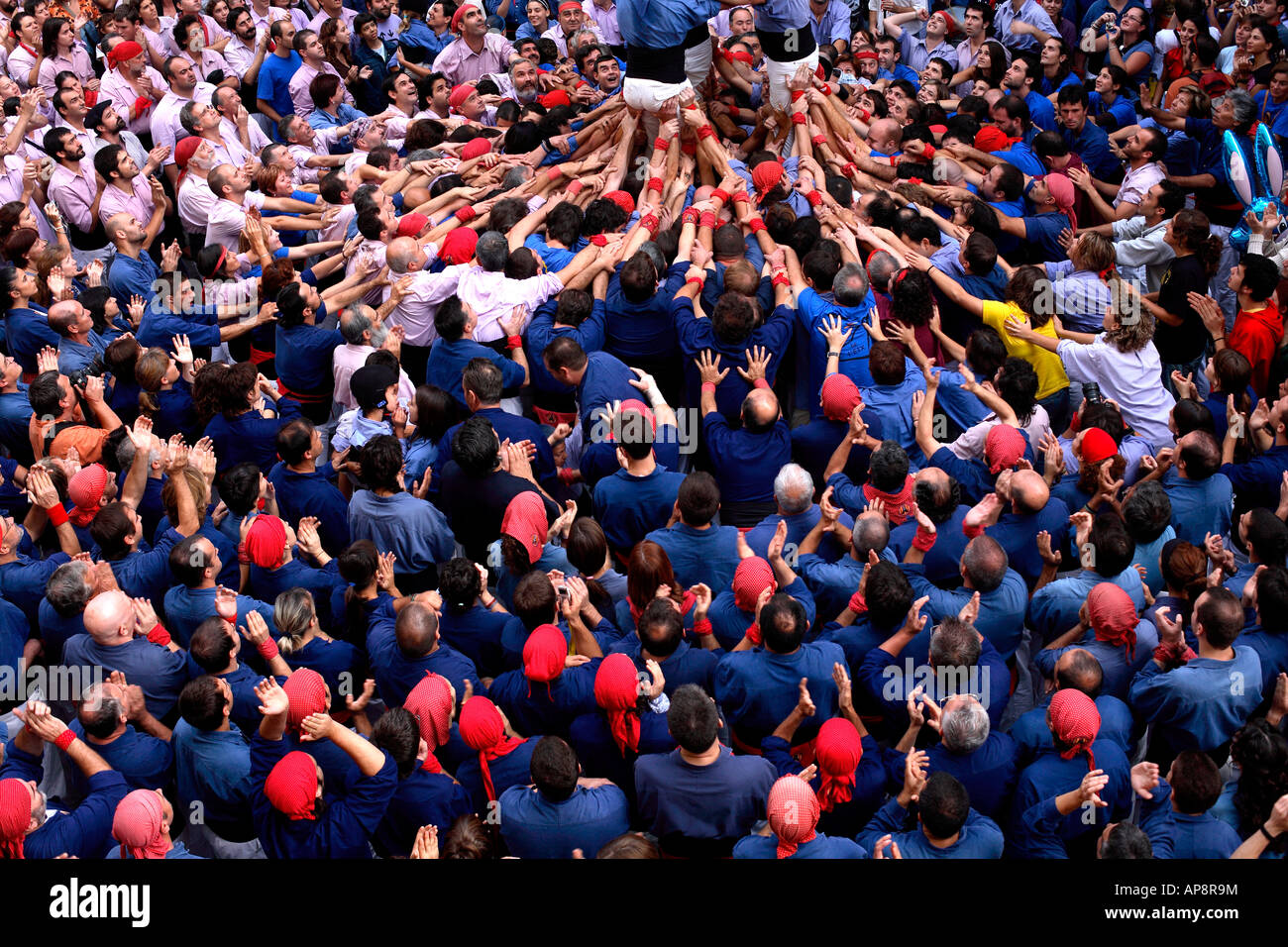 Typical human towers catalonia hi-res stock photography and images - Alamy