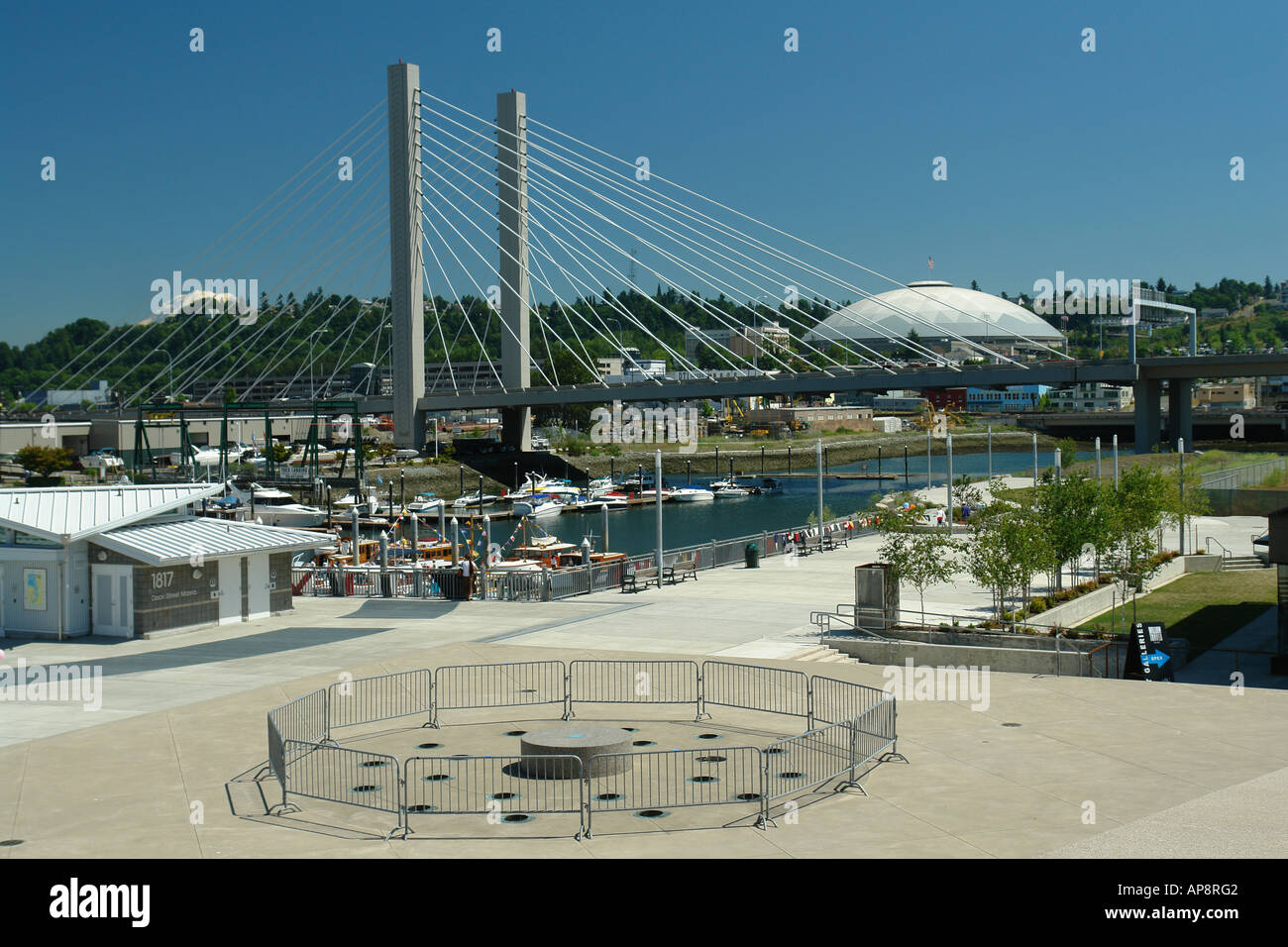 AJD52398, Tacoma, WA, Washington, Puget Sound, SR 509 Cable-stayed ...