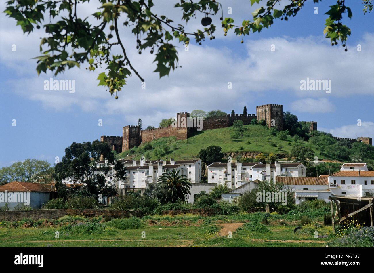 The Moorish fortress of Silves Algarve Portugal Europe Stock Photo - Alamy
