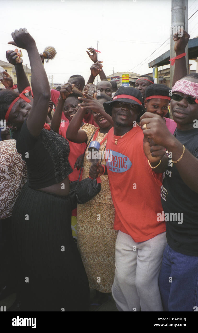 Ghana funeral dancers hi-res stock photography and images - Alamy