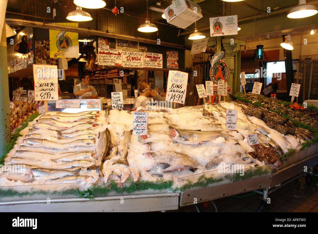 Seattle farmers market town city hi-res stock photography and images ...