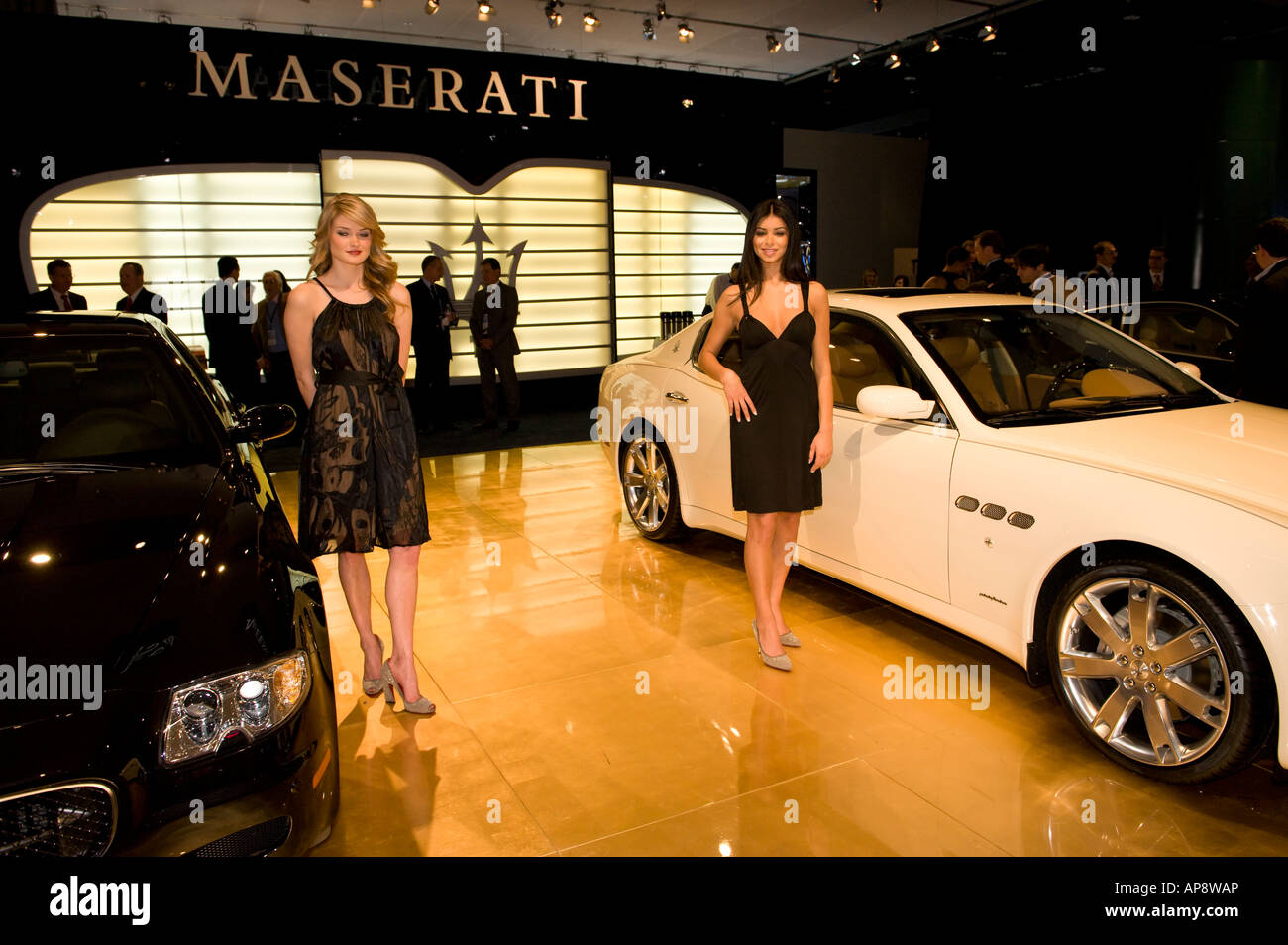 The Maserati display at the 2008 North American International Auto Show ...