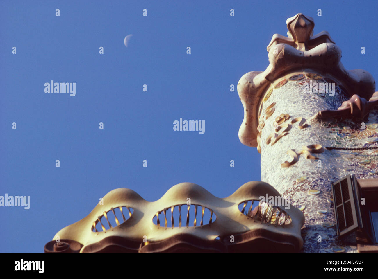 Spain Barcelona Gaudi (Antoni Gaudi) Casa Batllo (Casa Josep Batllo I ...