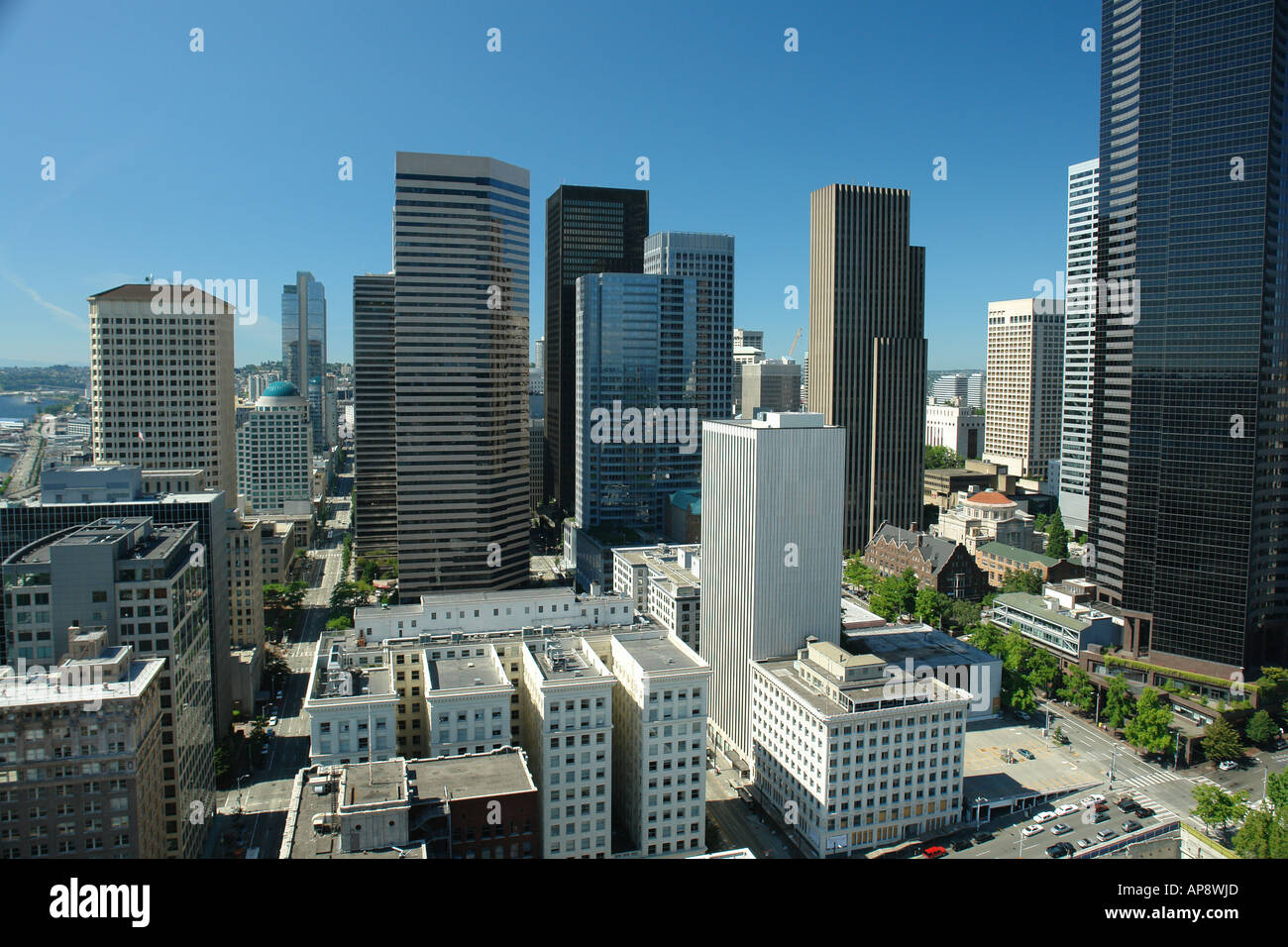 Aerial seattle city landscapes american hi-res stock photography and ...