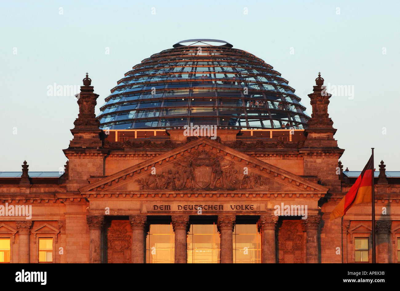 Cupola of Berlin Reichstag Stock Photo - Alamy