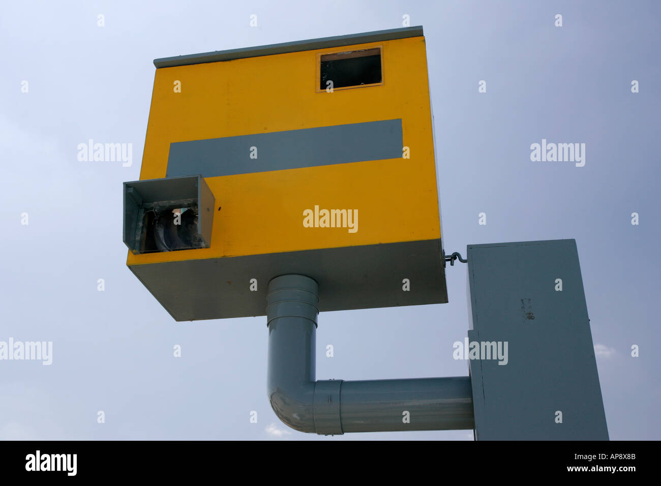 Imitation Gatso UK traffic speed camera used at shows for demonstration ...
