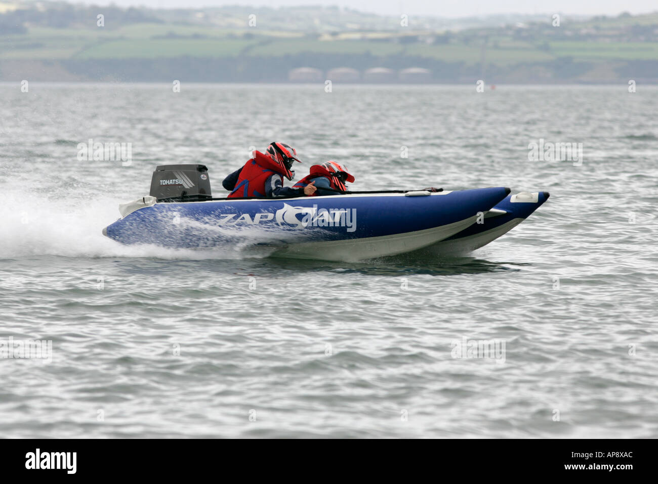 Zapcat racing Ballyholme Beach Bangor county Down Northern Ireland ...