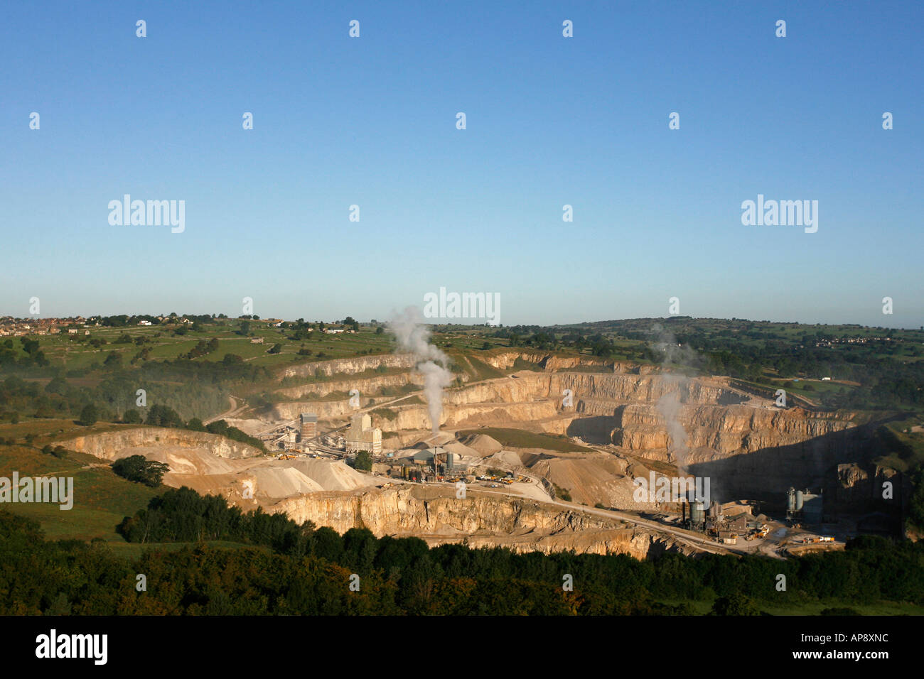 Middleton mine near Wirksworth Derbyshire Dales Peak District National ...