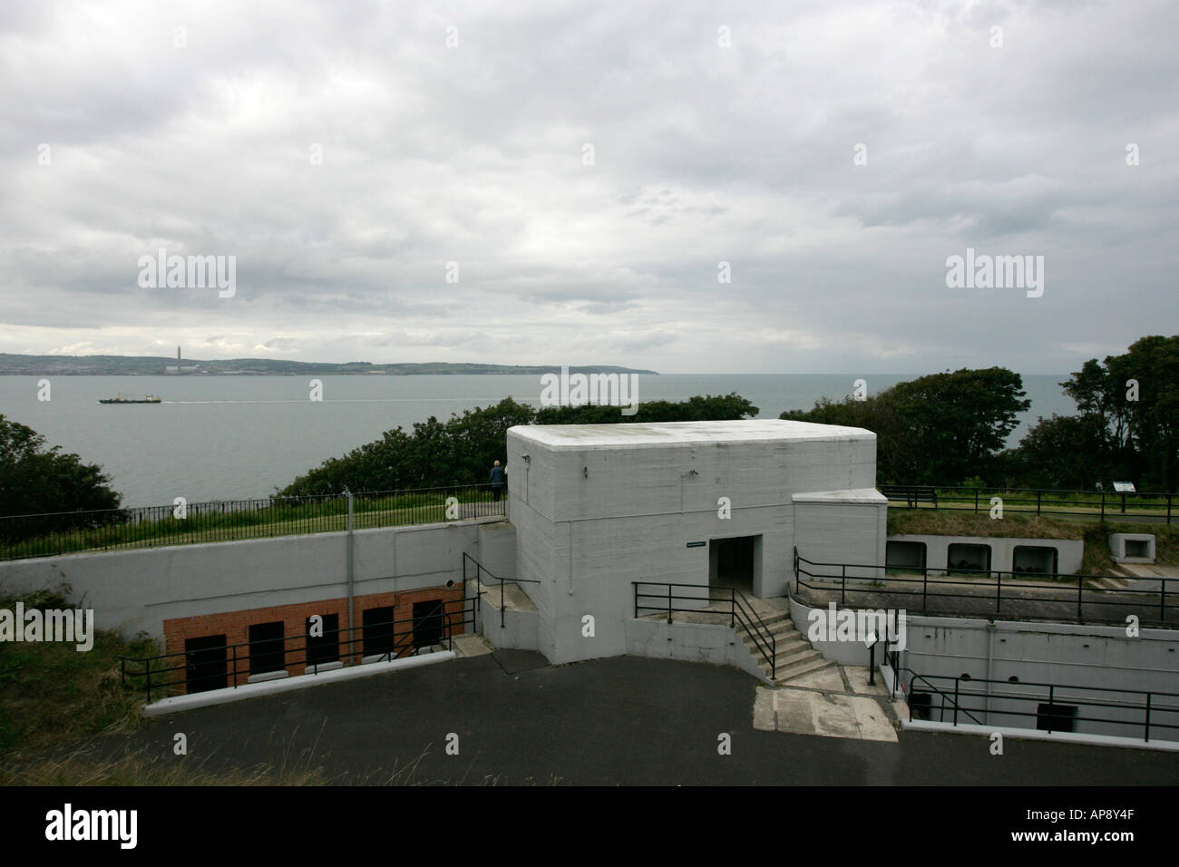 defence bunkers and positions at Grey Point Fort Helens Bay County Down ...