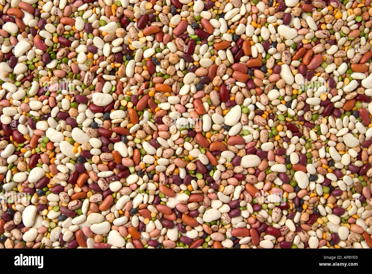 Dried beans of many shapes, sizes, and colors Stock Photo - Alamy