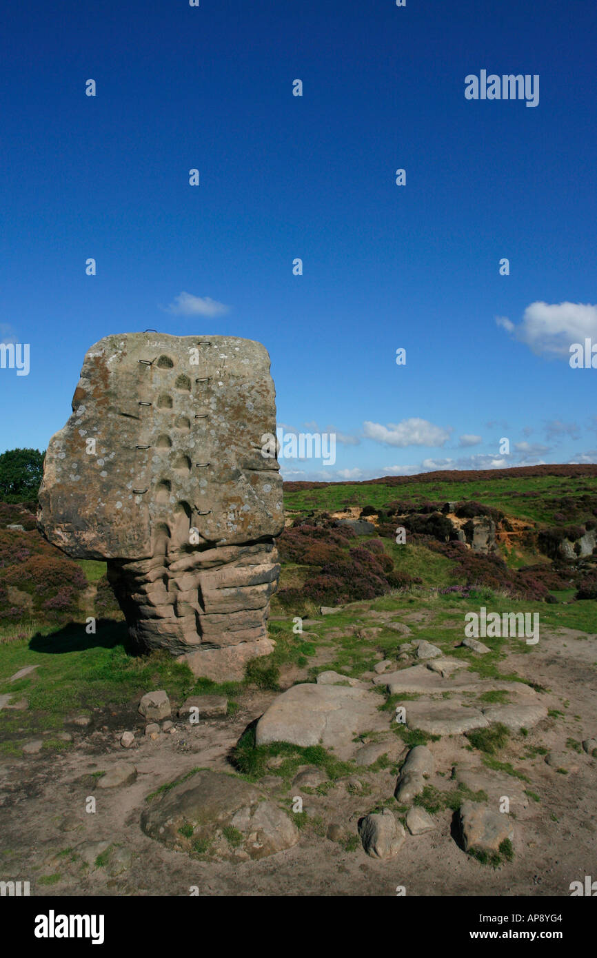 The Cork Stone Stanton Moor Peak District National Park Derbyshire ...