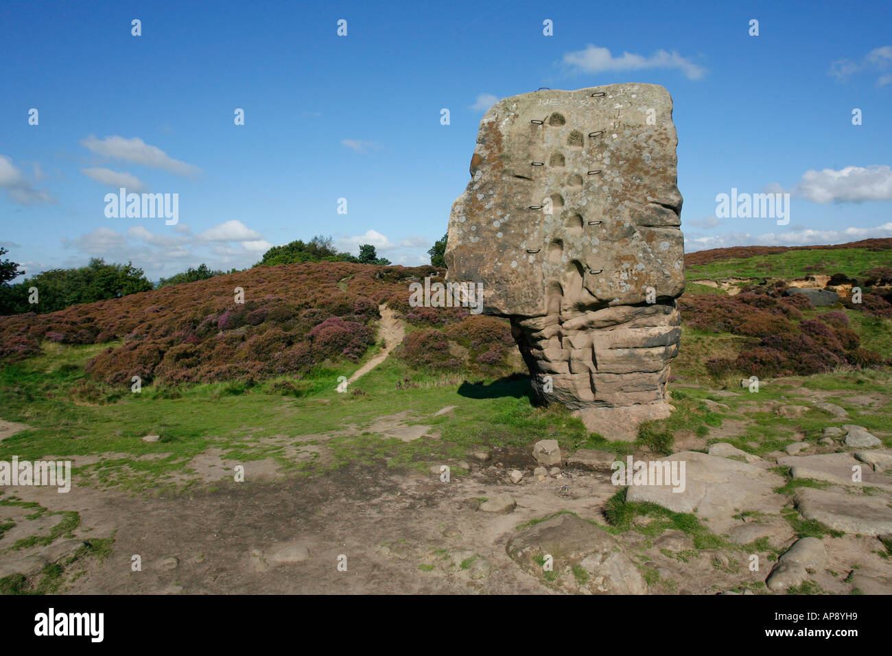 The Cork Stone Stanton Moor Peak District National Park Derbyshire ...