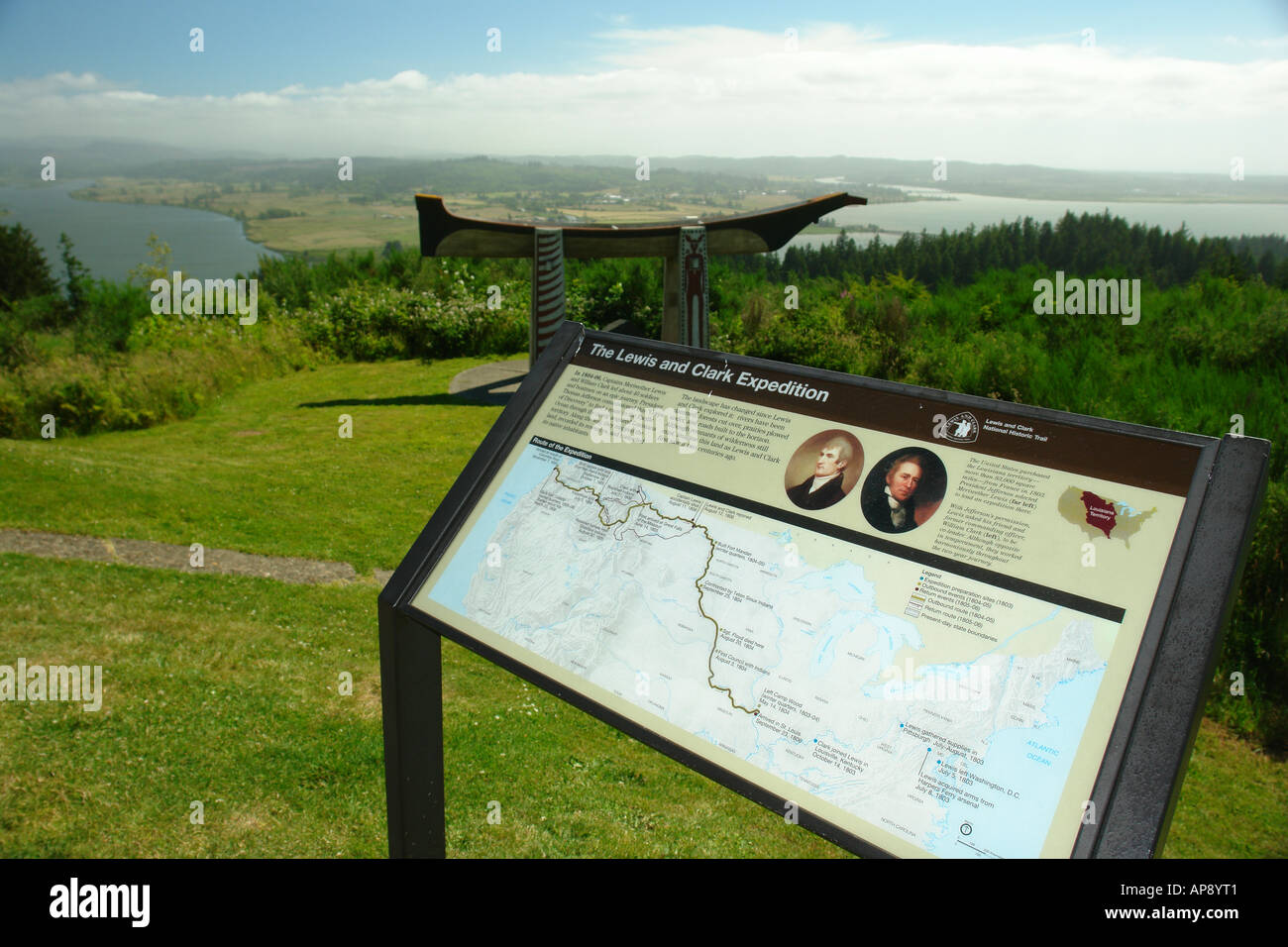 Meriwether lewis national monument hi-res stock photography and images ...