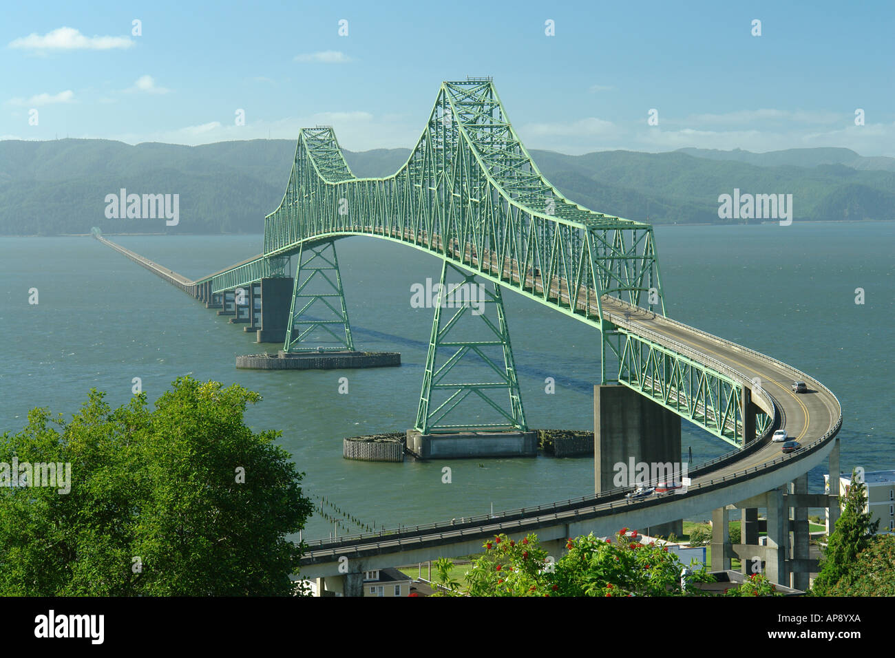 Astoria megler bridge aerial hi-res stock photography and images - Alamy