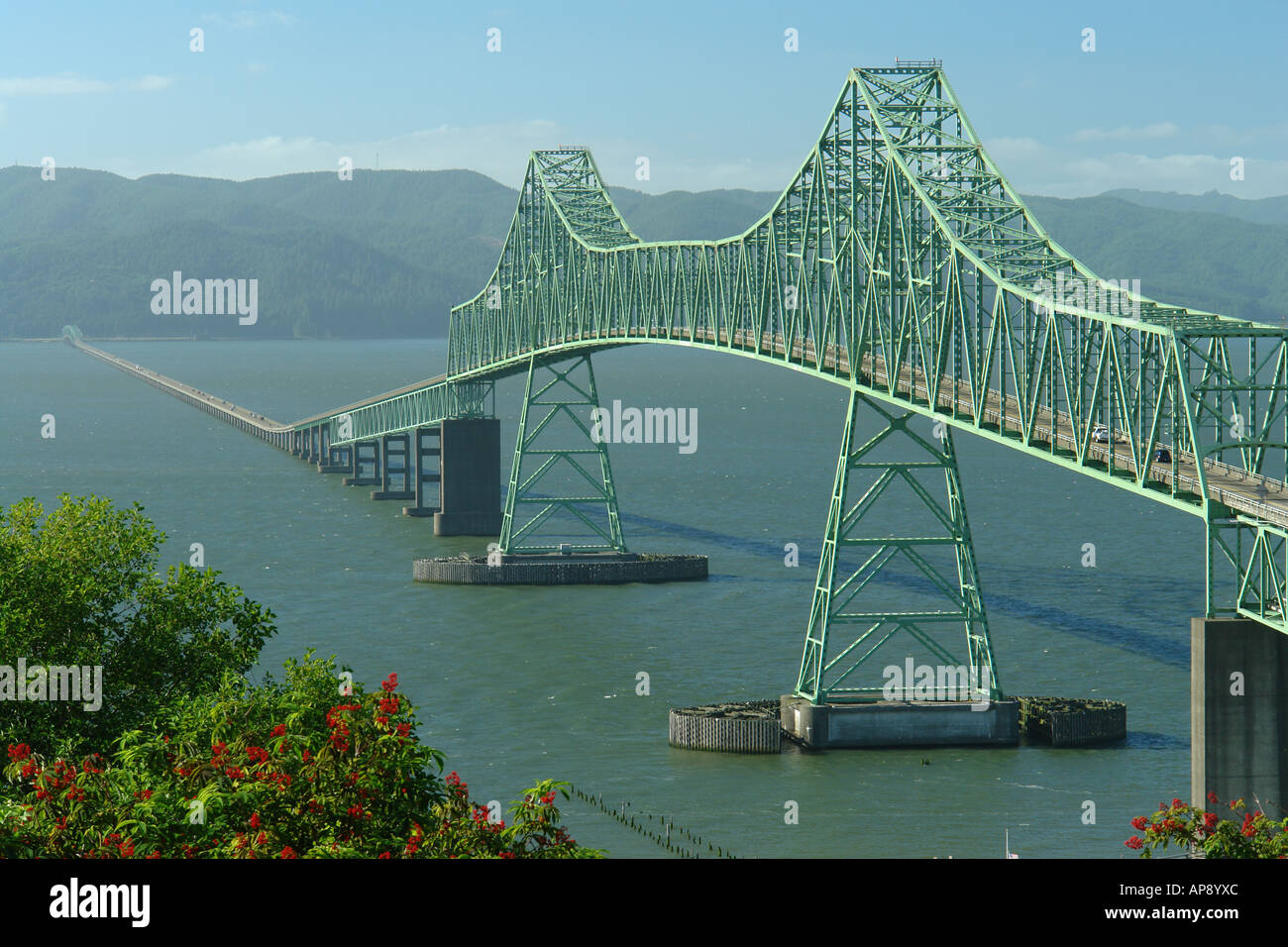 Astoria megler bridge aerial hi-res stock photography and images - Alamy