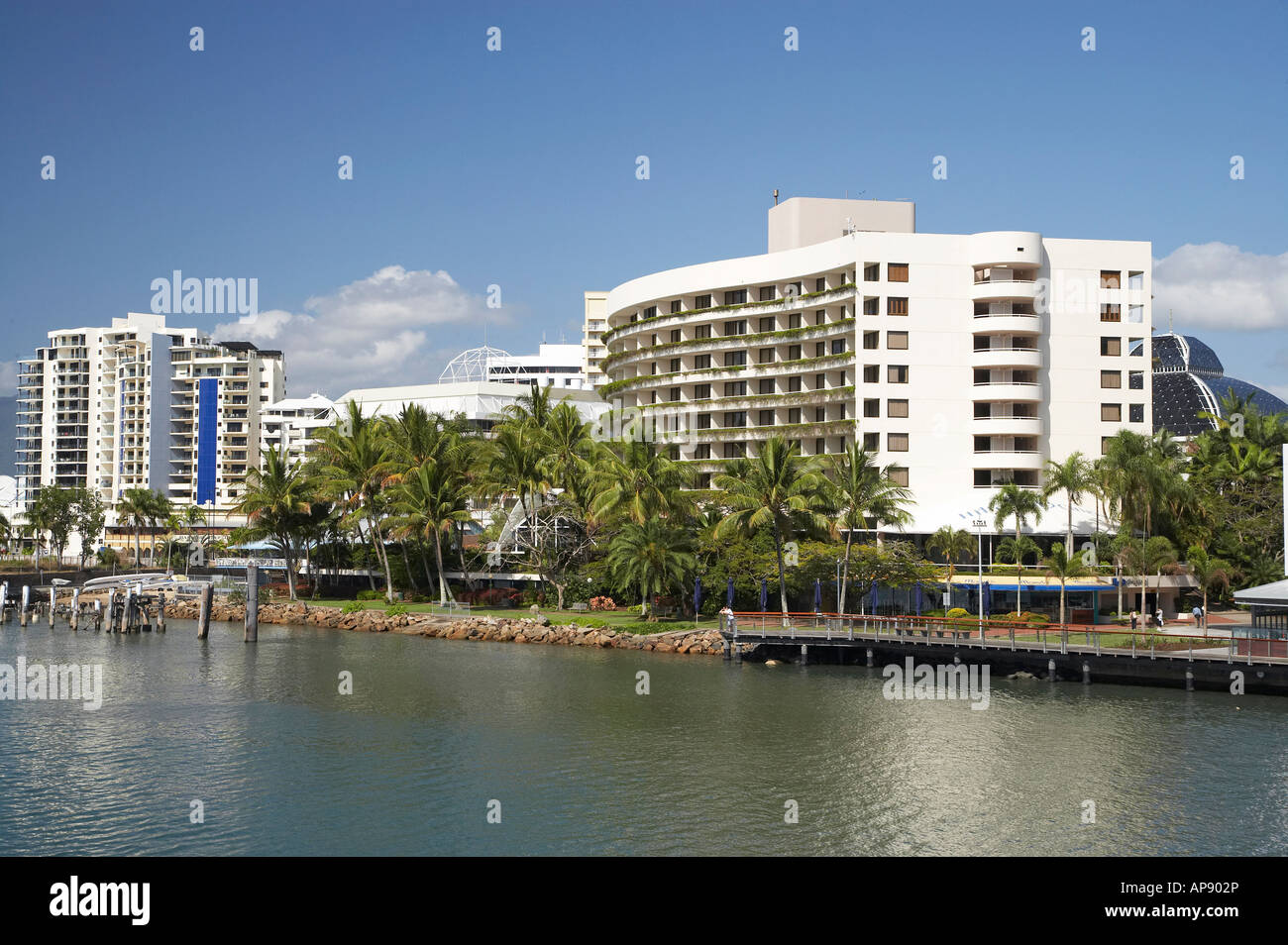 Trinity Inlet Cairns Waterfront North Queensland Australia Stock Photo ...