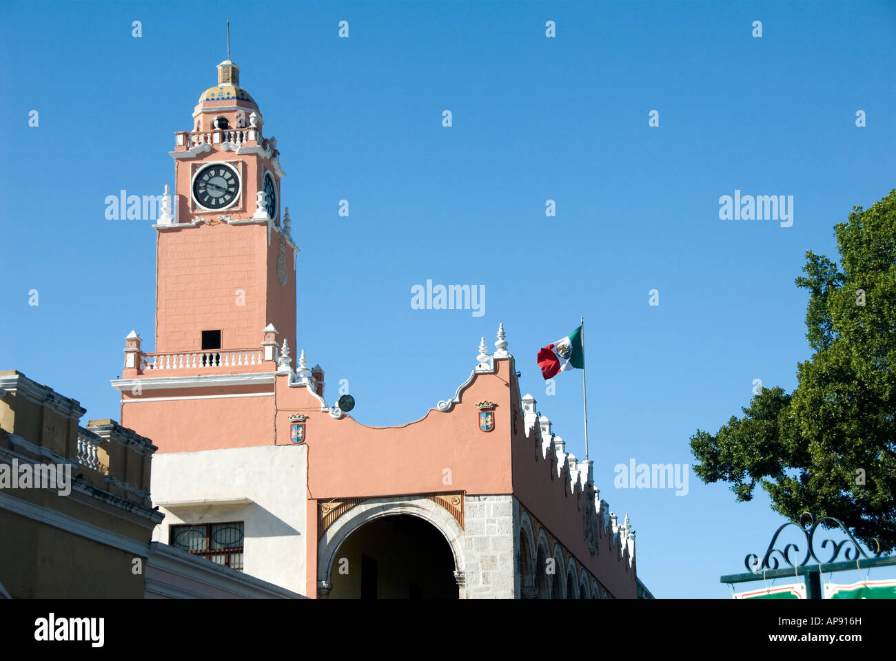 colonial style of Mexico Stock Photo - Alamy
