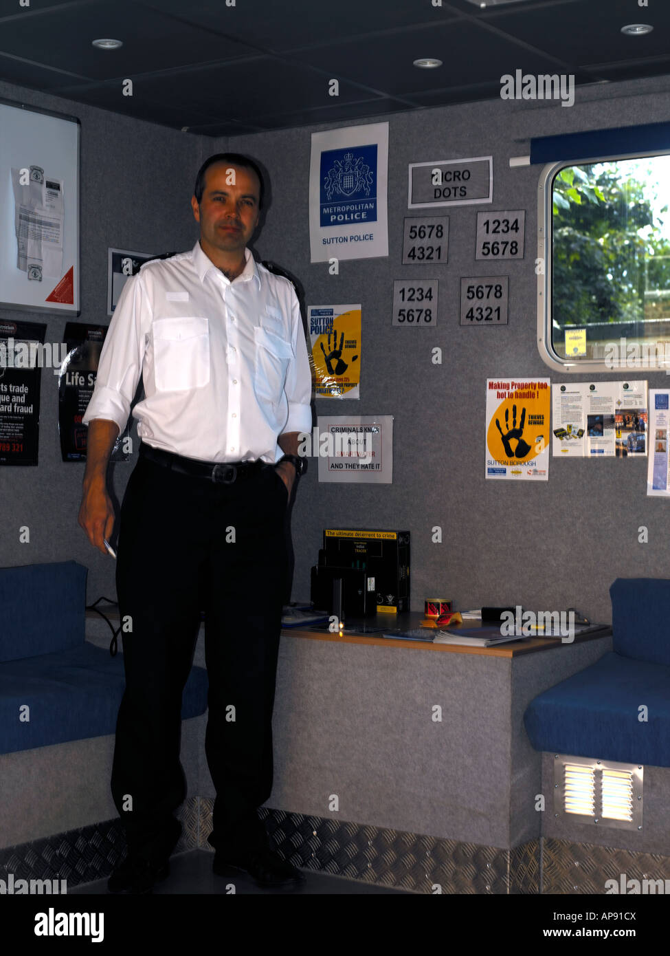 Inside Police Mobile Unit Prevention of Theft Home Security Police ...