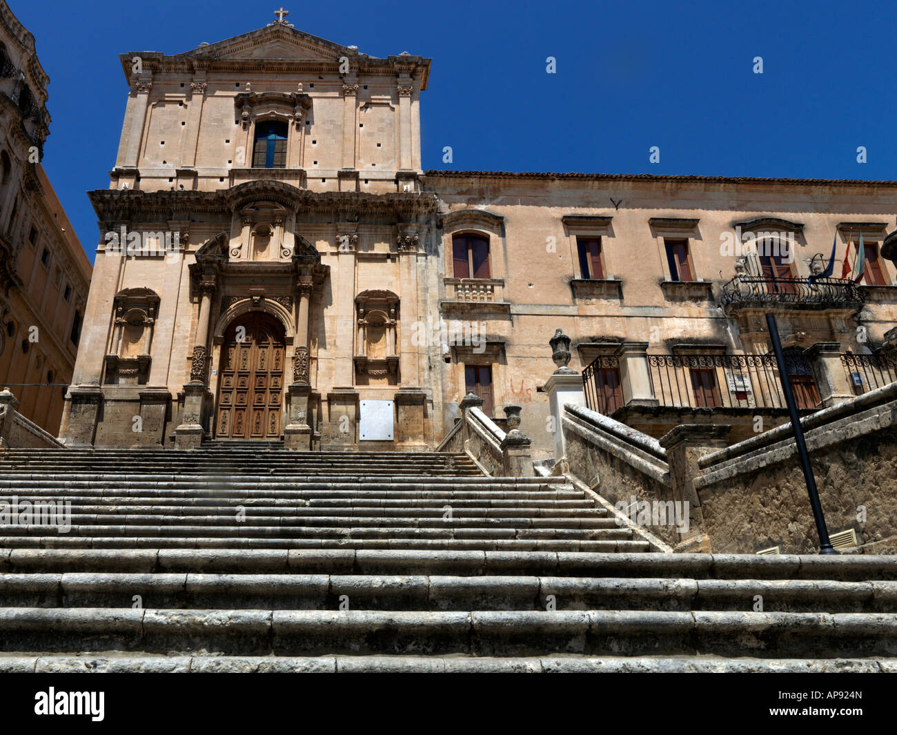 Baroque Church Noto Sicily Italy Stock Photo - Alamy
