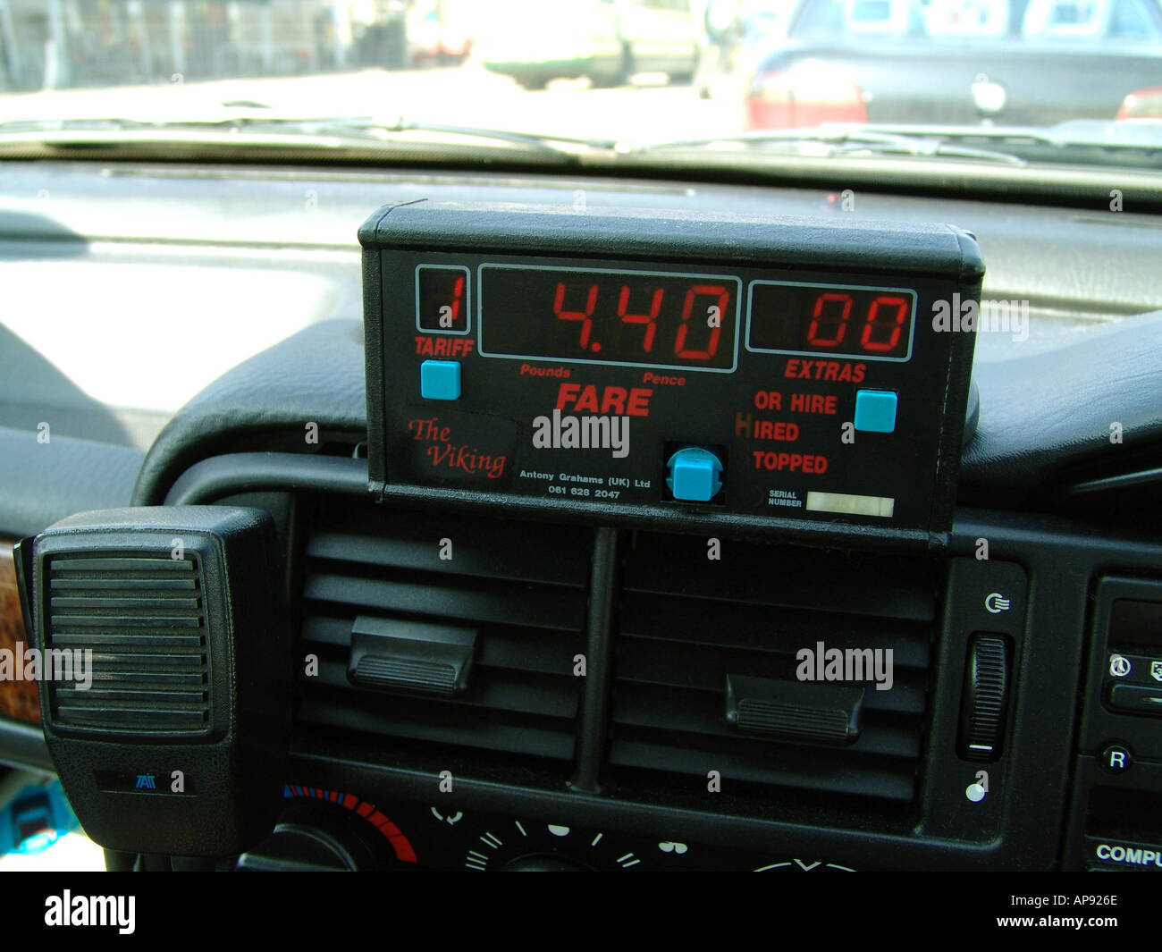 Taxi dashboard uk hi-res stock photography and images - Alamy