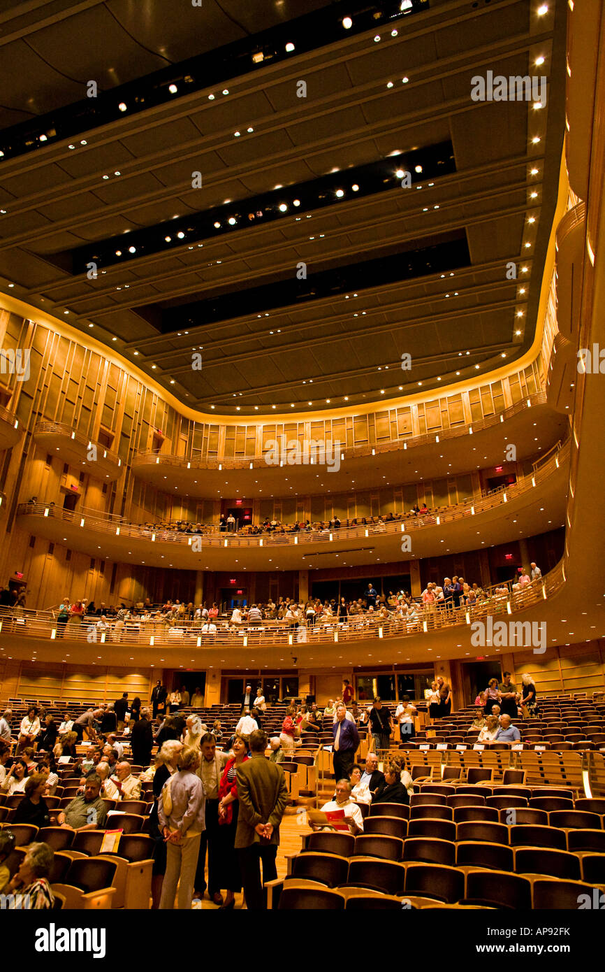 An interior shot of the Strathmore Concert Hall, featuring the rows of ...