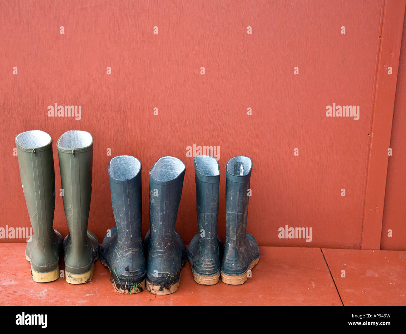 Childrens rubber boots hi-res stock photography and images - Alamy