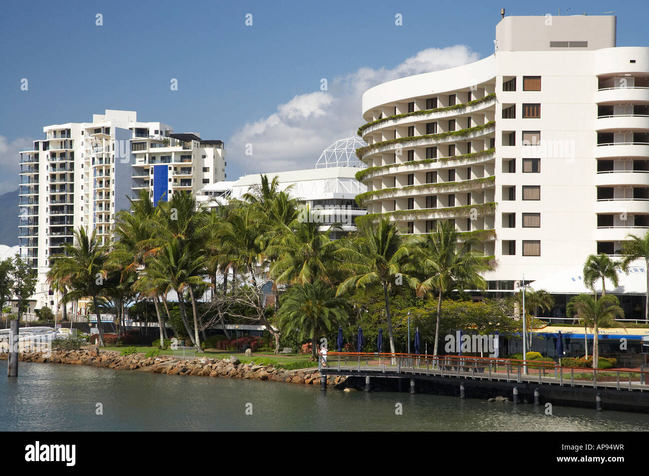 Trinity Inlet Cairns Waterfront North Queensland Australia Stock Photo ...