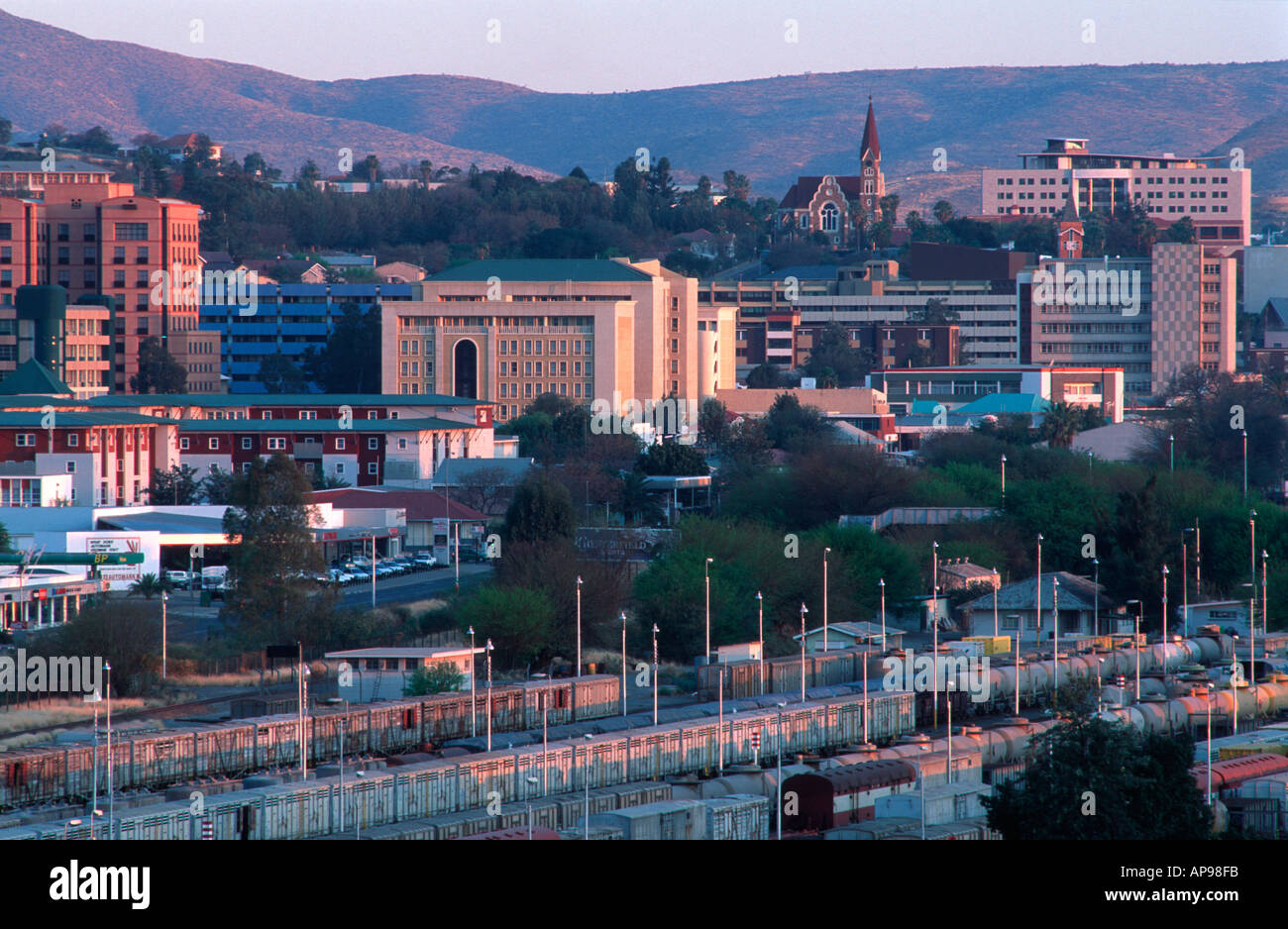 Namibia windhoek skyline hi-res stock photography and images - Alamy
