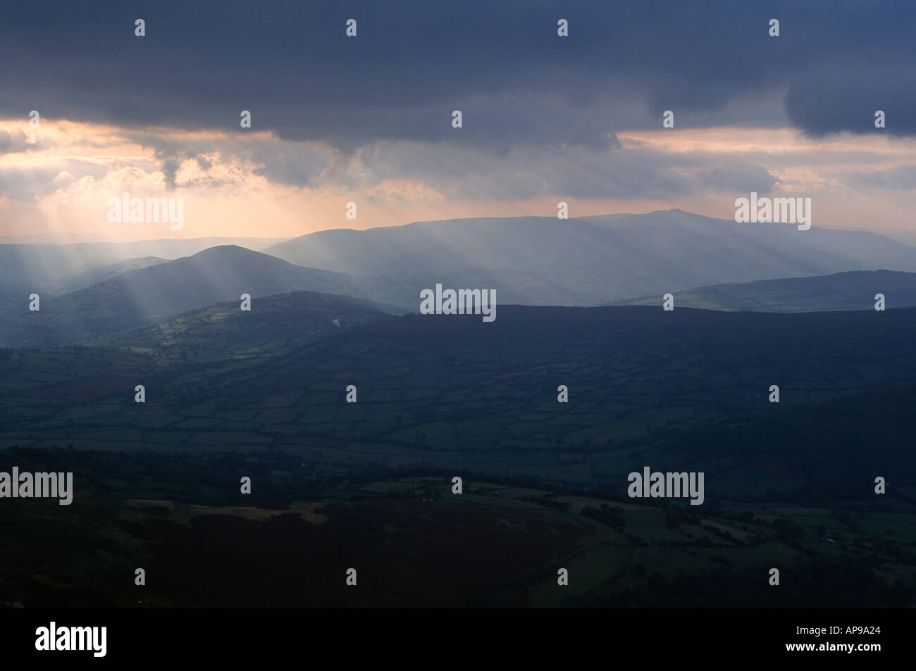 Pen Cerrig Calch Brecon Beacons Powys Wales UK AD Stock Photo - Alamy