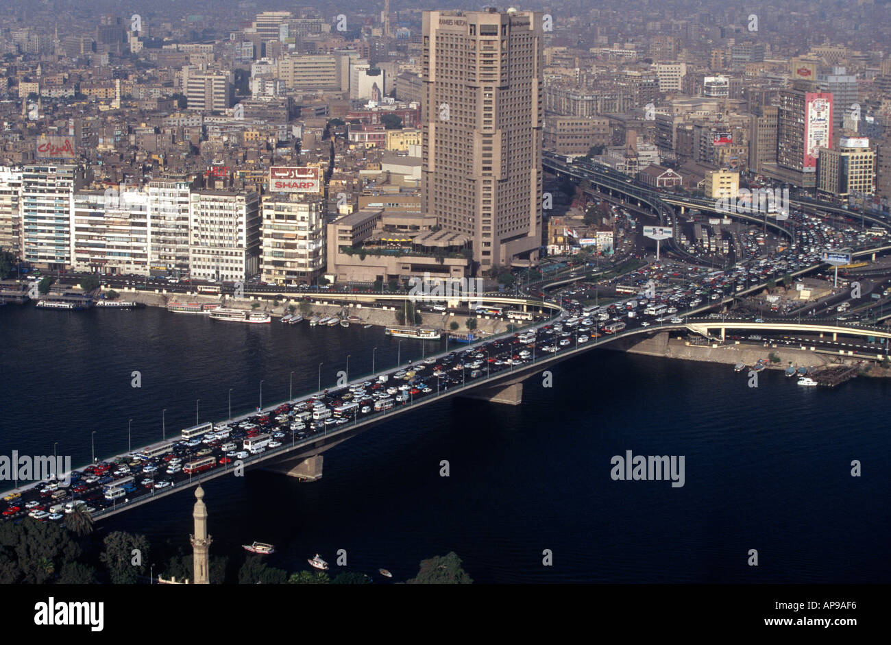 The River Nile at Cairo and the city of Cairo Egypt SB Stock Photo - Alamy