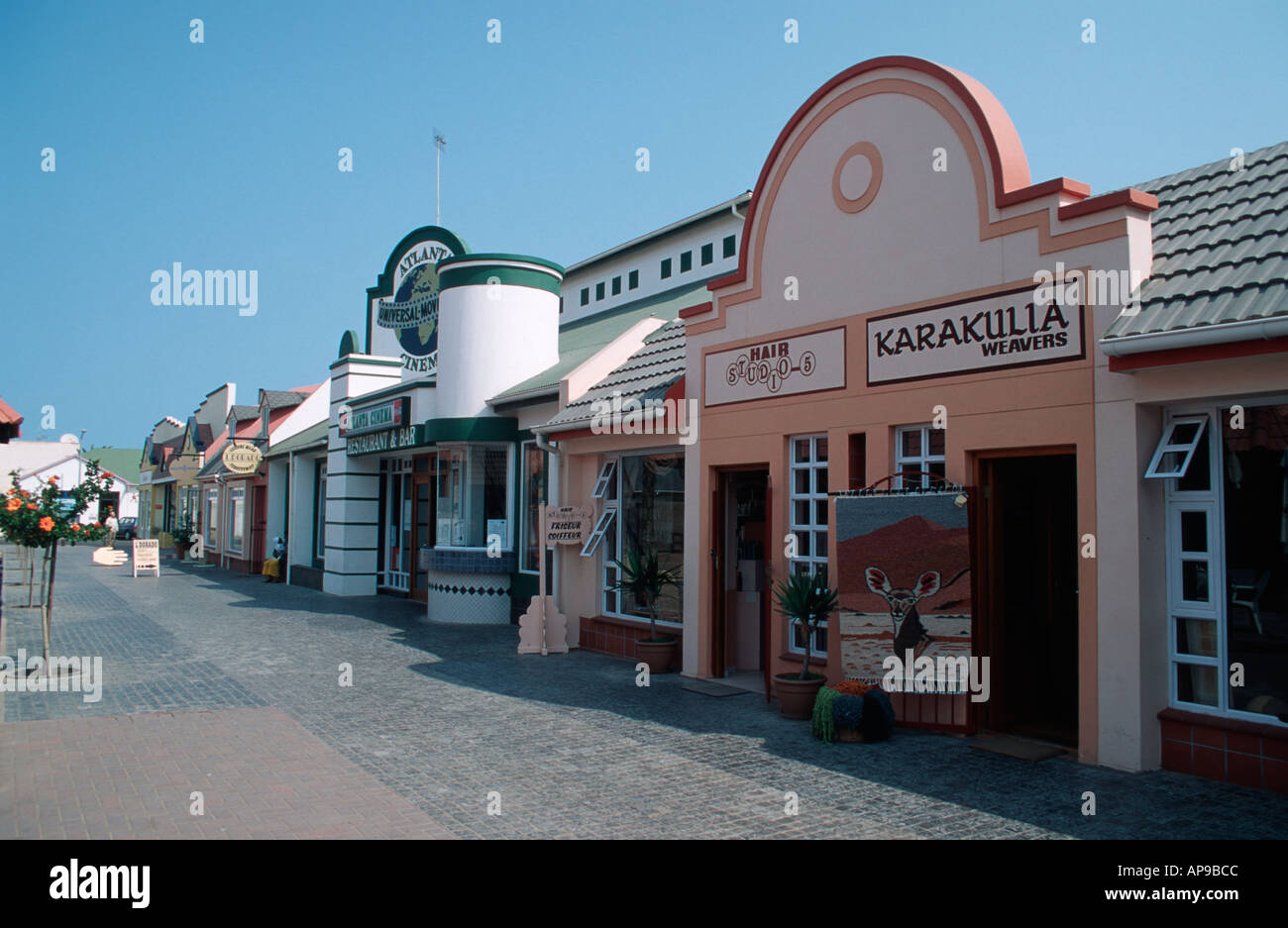 Shopping mall Swakopmund Namibia 2000 Stock Photo - Alamy