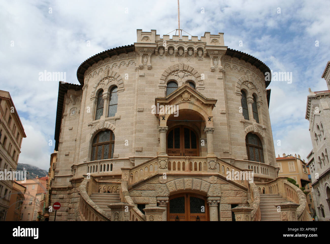 Monaco architecture with curved staircase Monte Carlo September 2006 ...