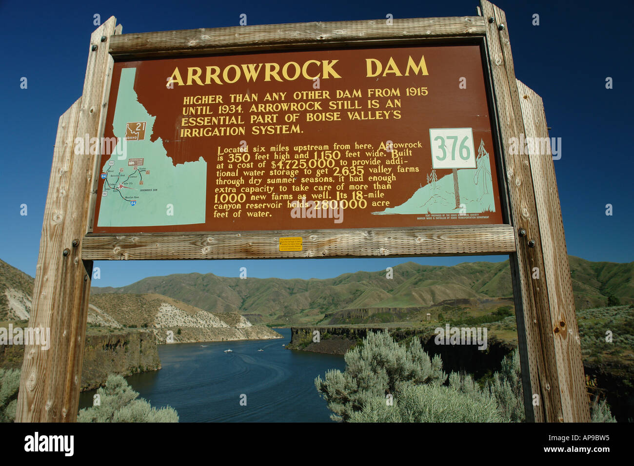 Boise river dam hi-res stock photography and images - Alamy