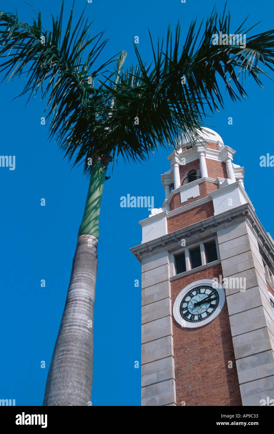 Colonial Clock Tower Old Railway Station Tsimshatsui Kowloon Hong Kong ...