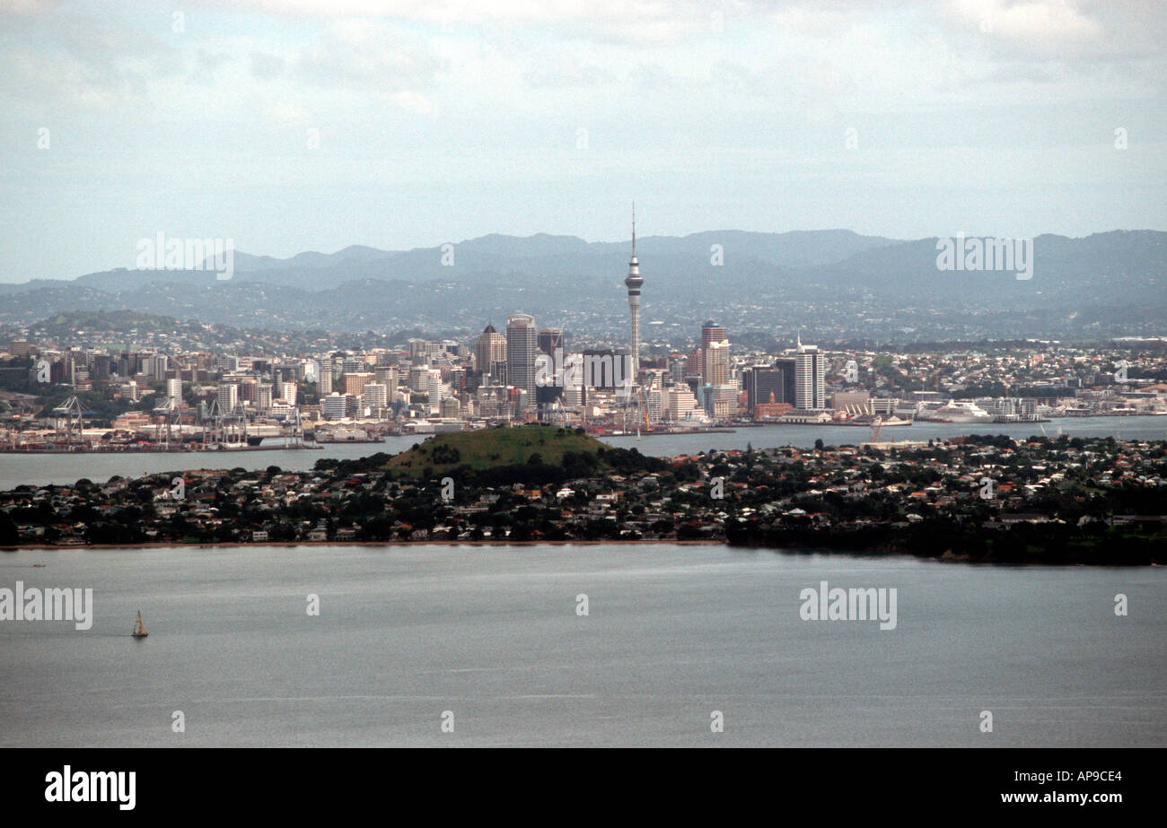 Auckland view from Rangitoto Island North Island New Zealand Stock ...