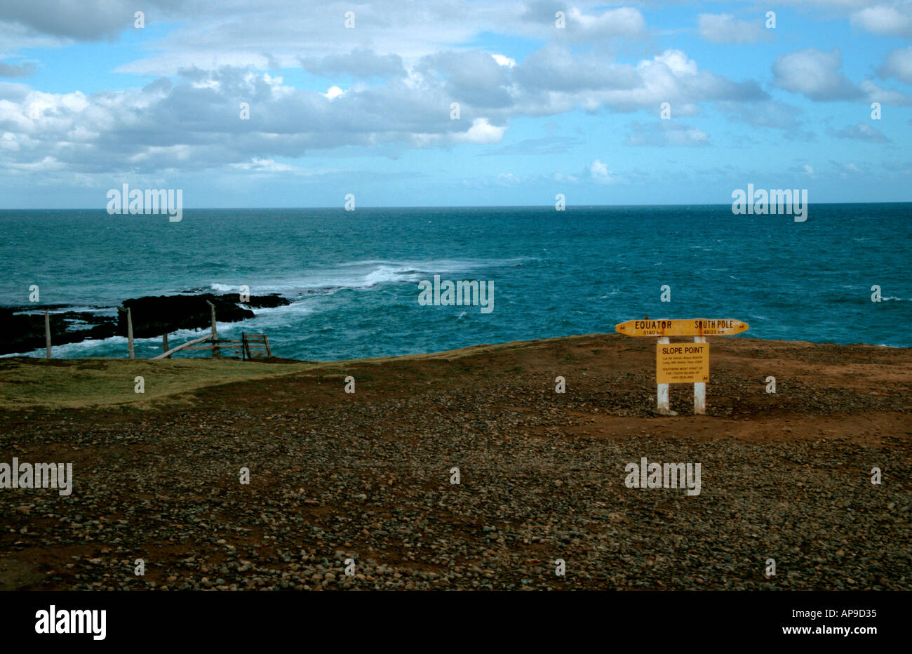 Slope Point Most Southern Point of the South Island of New Zealand ...