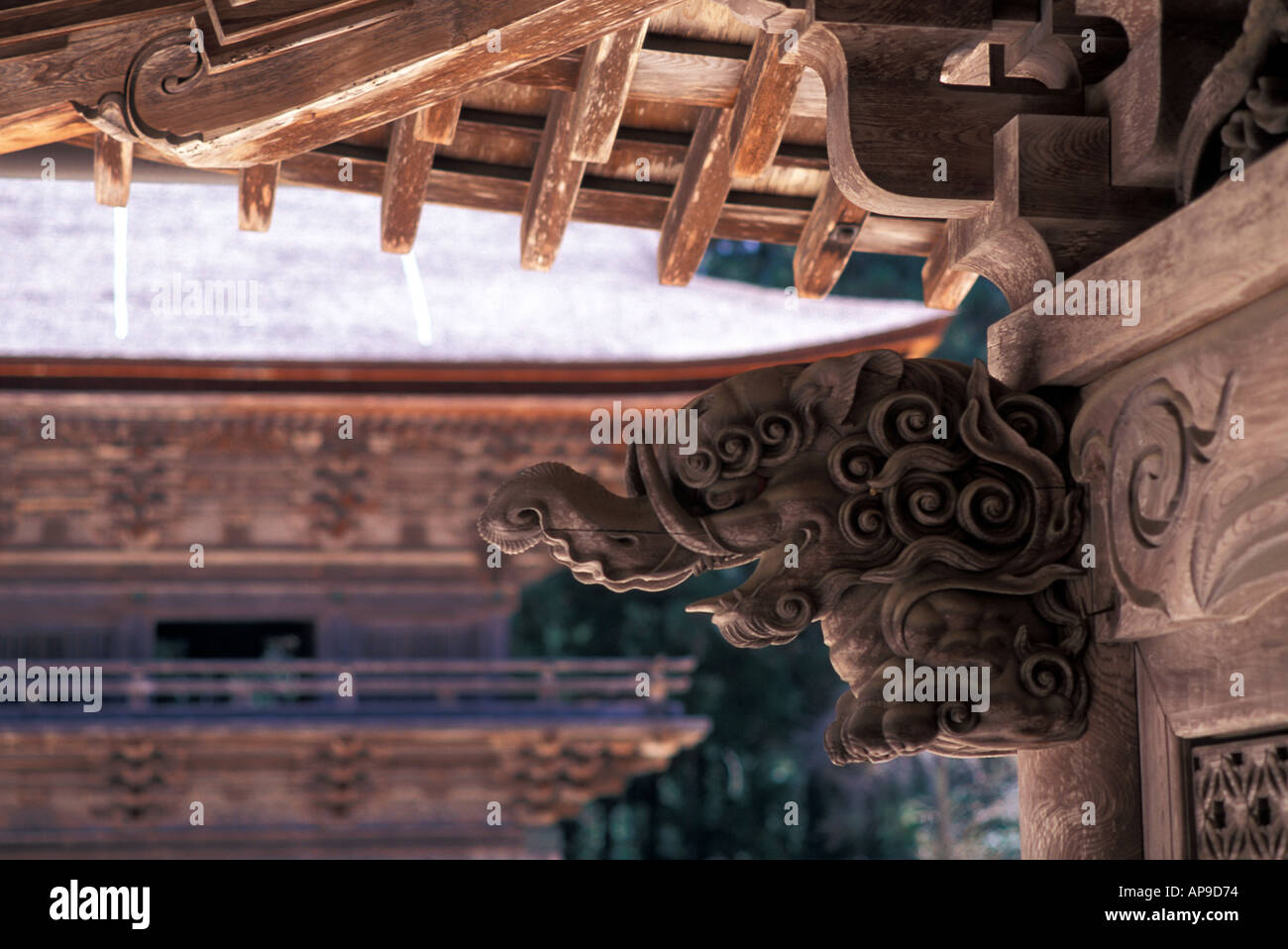 Temple buildings of Kongobuji the central monastery Shingon Sect ...