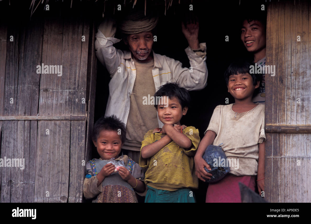Happy burmese family portrait hi-res stock photography and images - Alamy