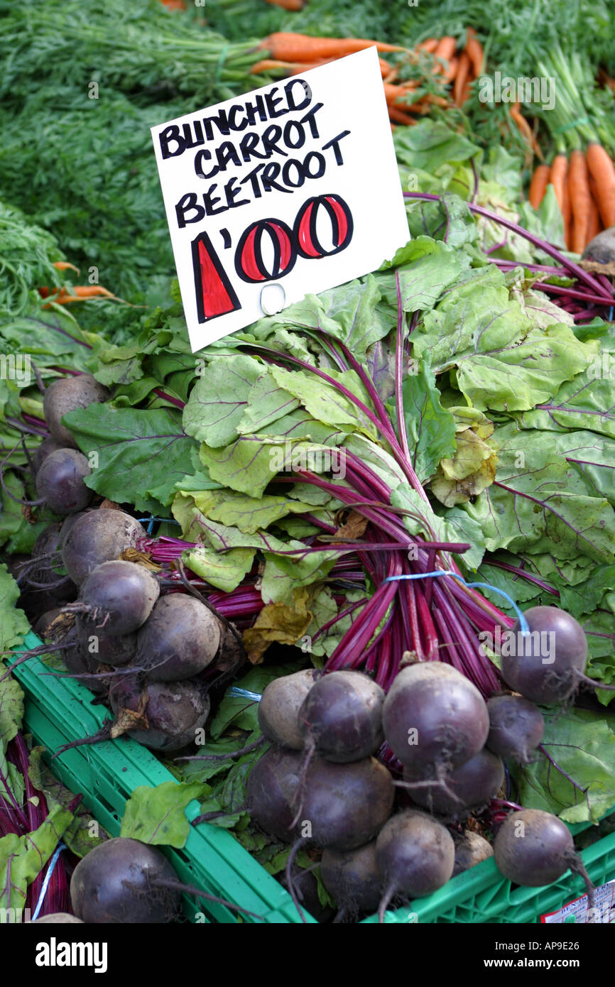 Beetroot Borough Market Stall Display London England Stock Photo - Alamy