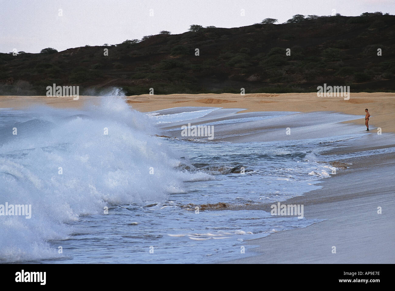 Man watching large waves hi-res stock photography and images - Alamy