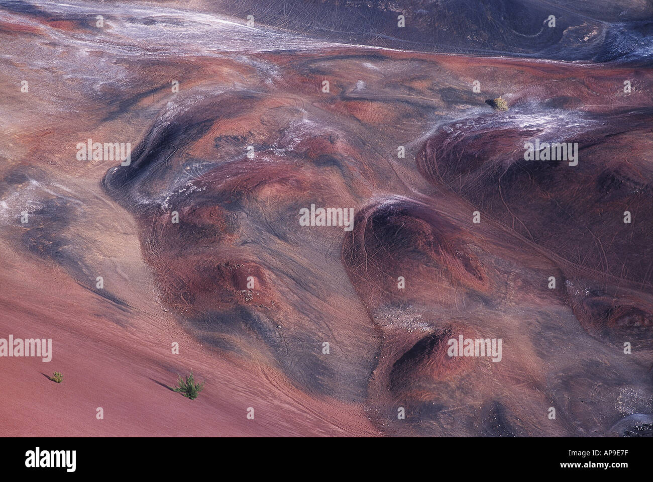 coloured volcanic earths Stock Photo - Alamy