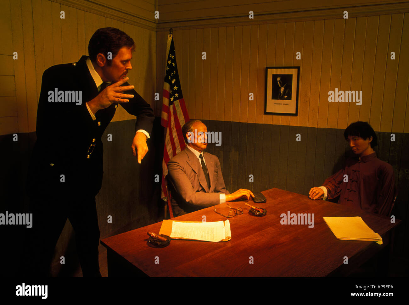Us immigration station at angel island hi-res stock photography and ...