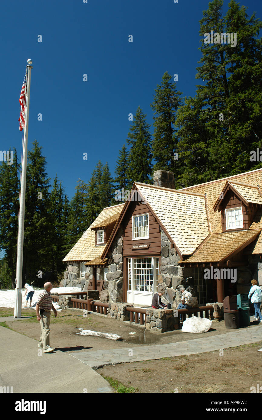 AJD51145, Crater Lake National Park, OR, Oregon, Park Headquarters ...