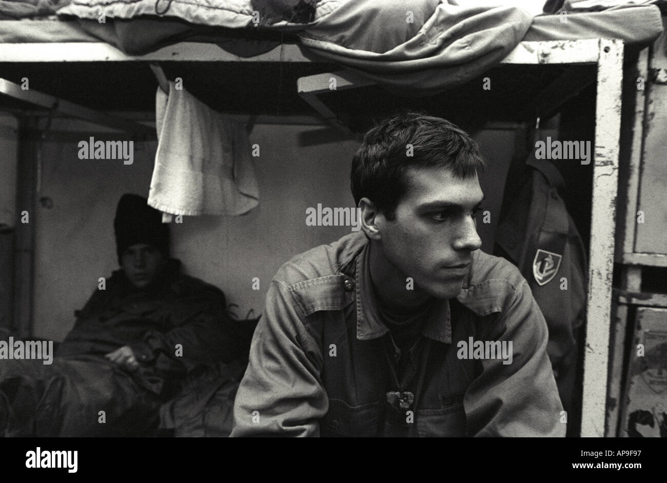 Israel Defence Force (IDF) soldiers in their quarters during off duty ...
