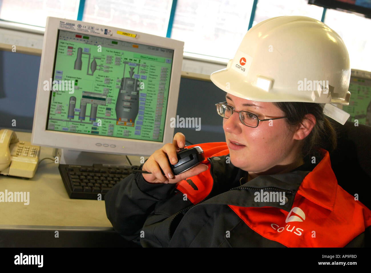 Female graduate blast furnace engineer hi-res stock photography and ...